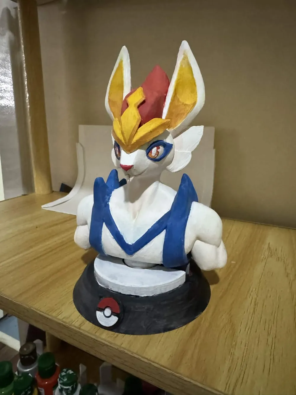 Cinderace Fan-art Bust - Free 3D Print Model - MakerWorld
