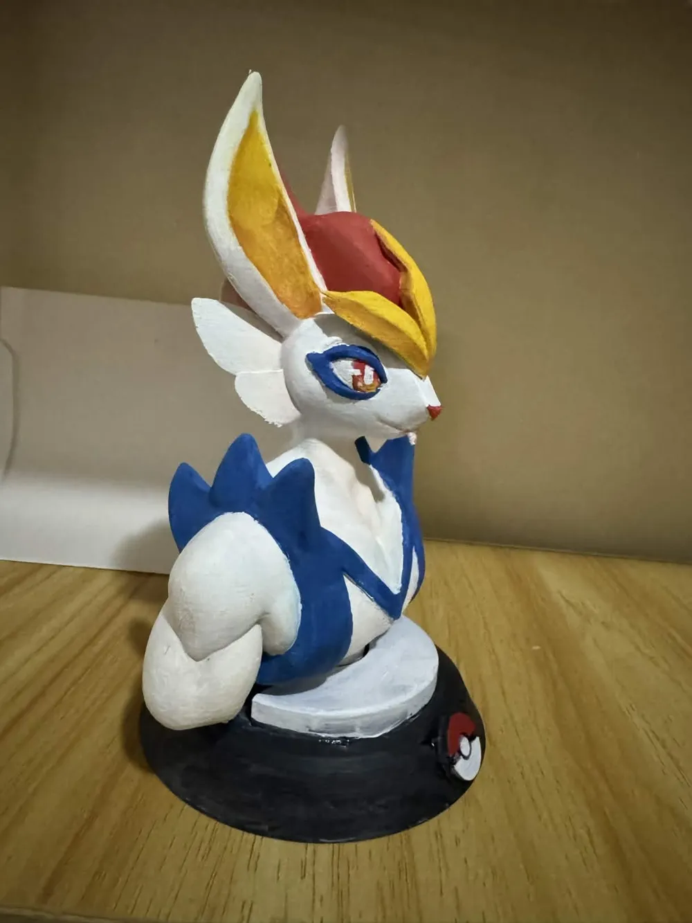 Cinderace Fan-art Bust - Free 3D Print Model - MakerWorld