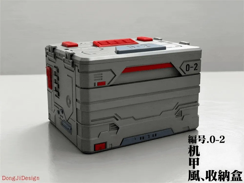 Caja organizadora de almacenamiento de gran capacidad estilo mecha ...