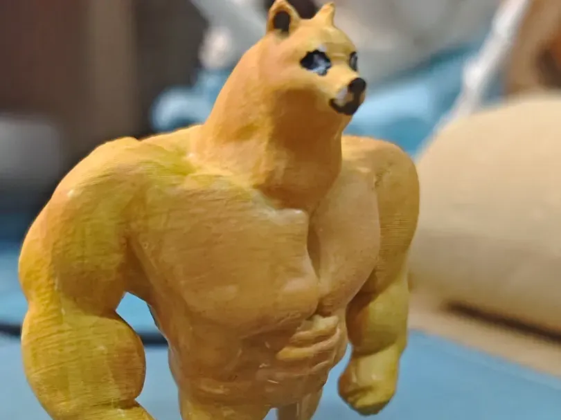 Muscular Cheems - Free 3D Print Model - MakerWorld