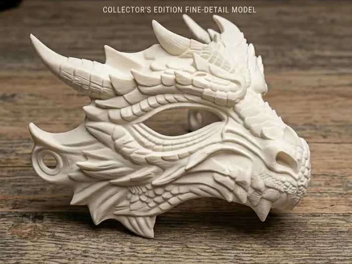 Dragon Skull Mask - Free 3D Print Model - MakerWorld