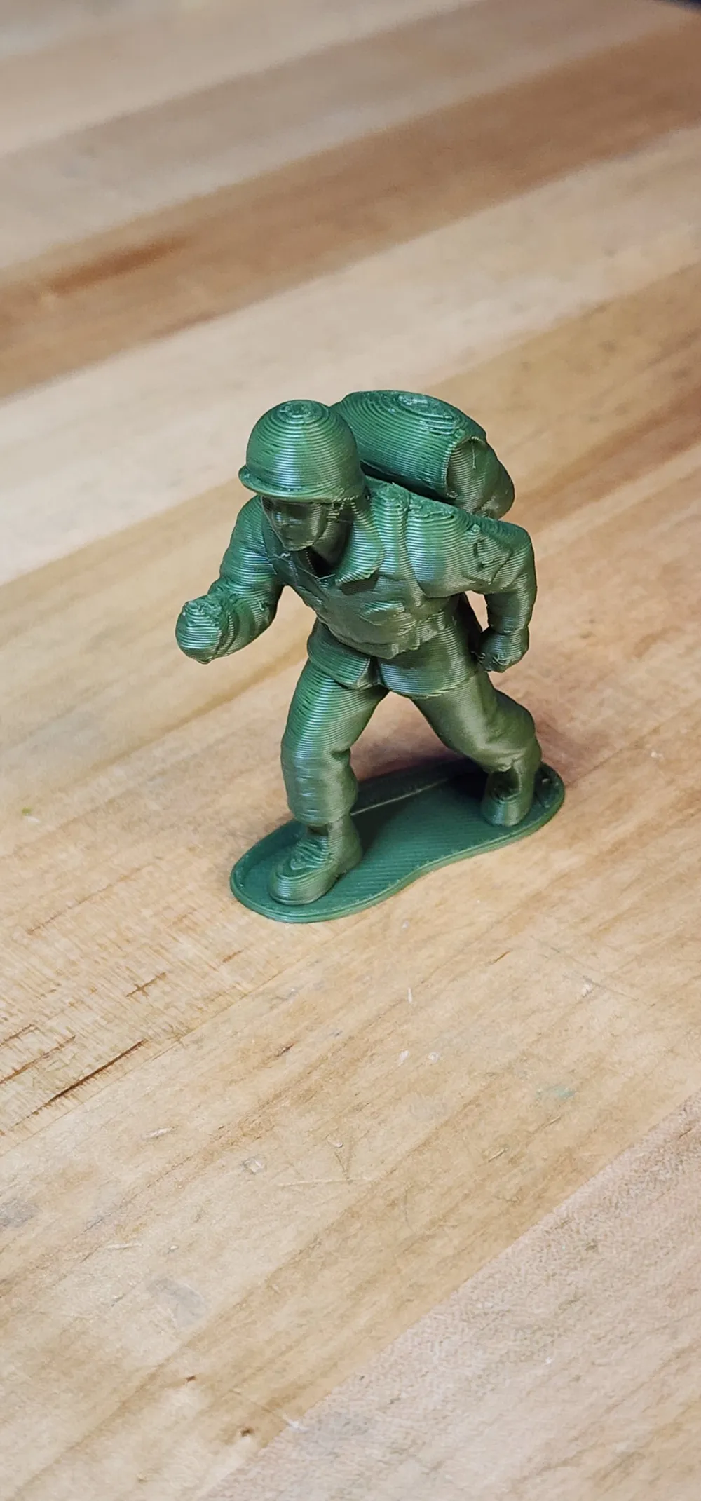 Green Army Man Soldier Back Pack Mini Miniature - Free 3D Print Model ...