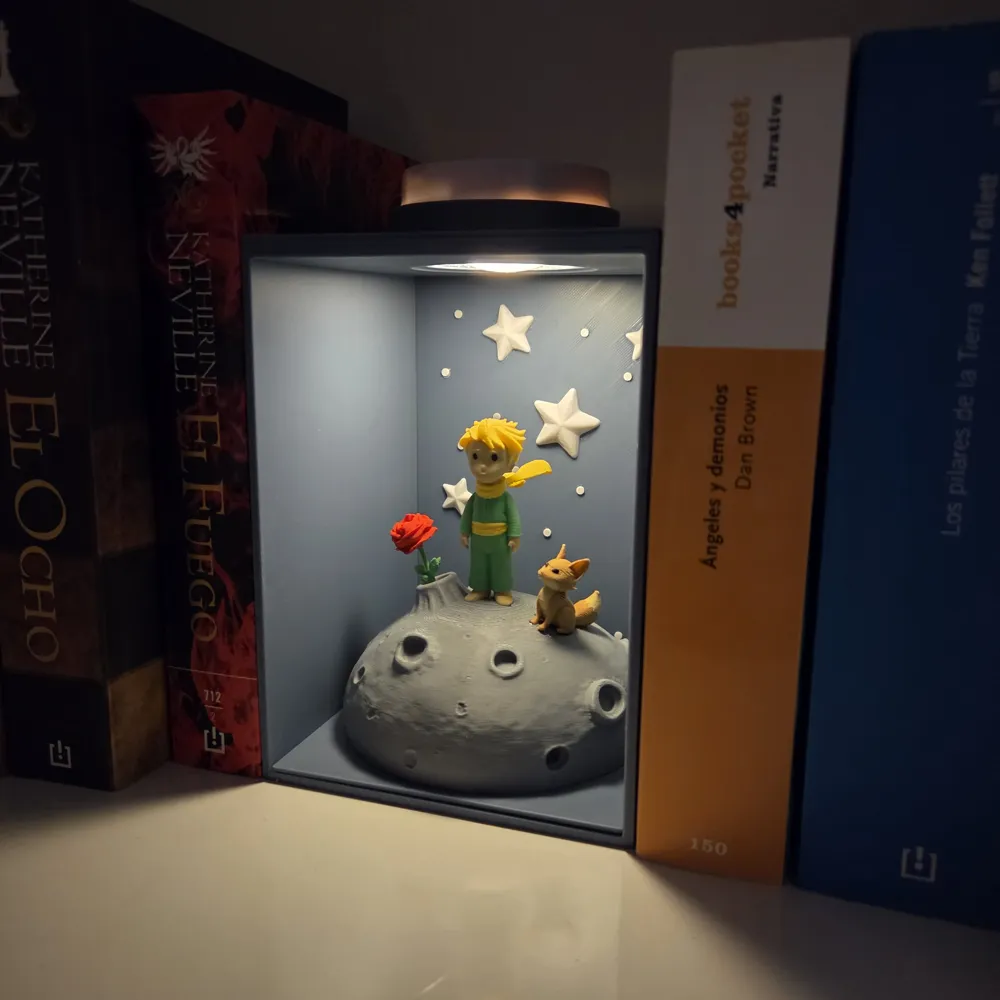 O Pequeno Príncipe – Book Nook da História da Lua - Modelo gratuito ...