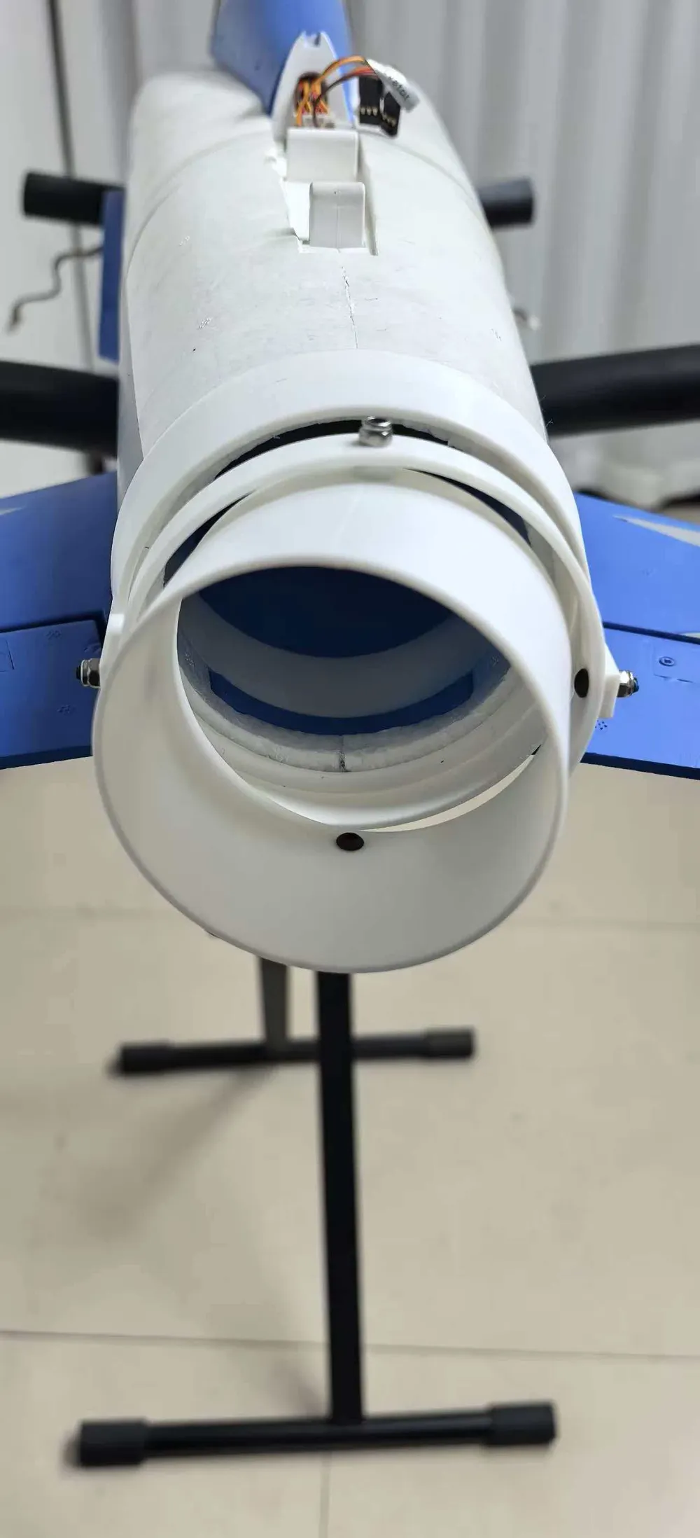 Bico vetorial para modelo de asa voadora Zeus com duto de 90mm - Modelo ...