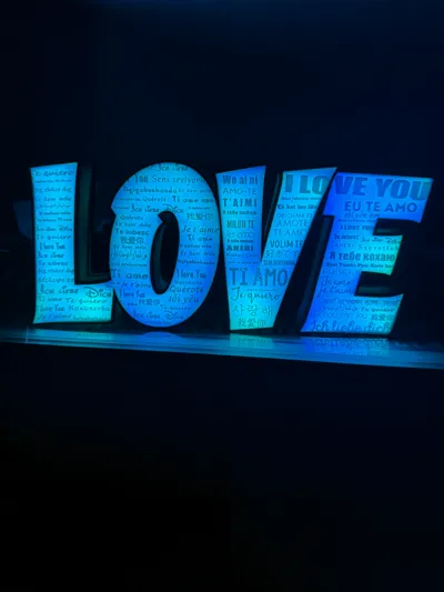Love lightbox led lithophane - valentine's day - gift by ILperru ...