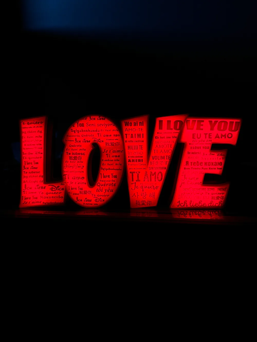 Love lightbox led lithophane - valentine's day - gift by ILperru ...