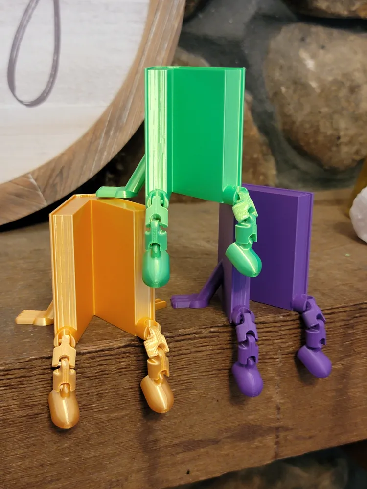 Articulated Book Buddy - A Model for Book Lovers by Click Print ...