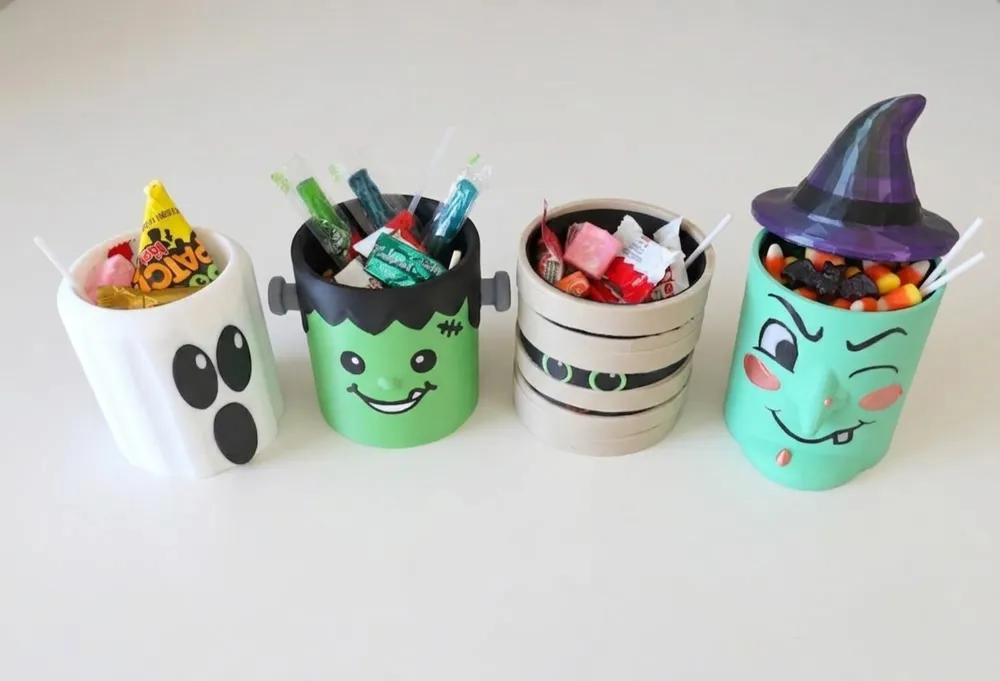 Frankenstein Cup/ Koozie Can Holder - Free 3D Print Model - MakerWorld