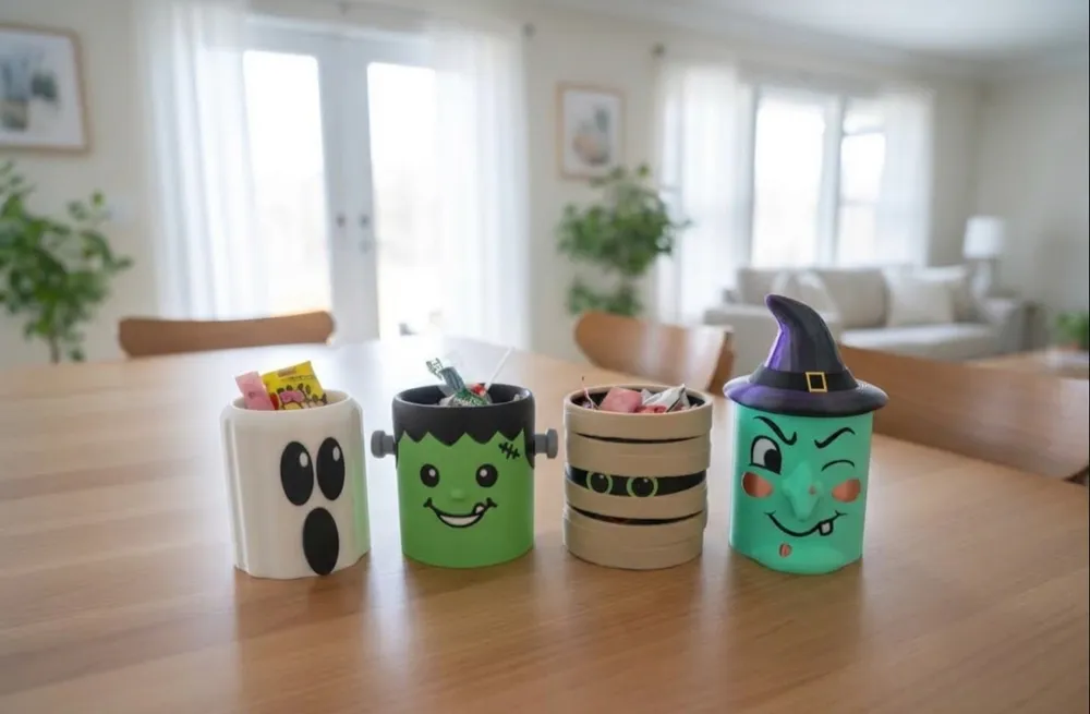 Frankenstein Cup/ Koozie Can Holder - Free 3D Print Model - MakerWorld