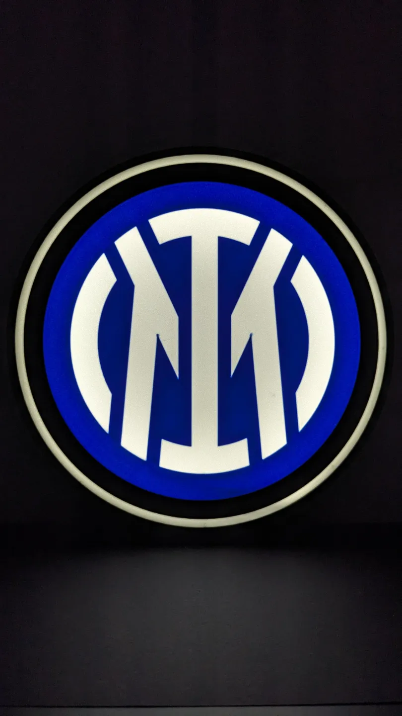 Inter Milan Lightbox LED Lamp by SilMan3D - MakerWorld