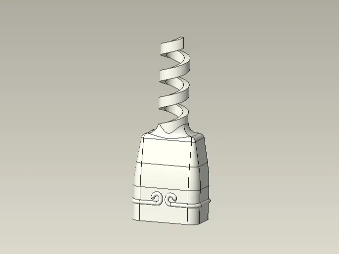 A1 mini Cable Clip - Golden Hoop - Tall - Left Side by Wild engineer ...