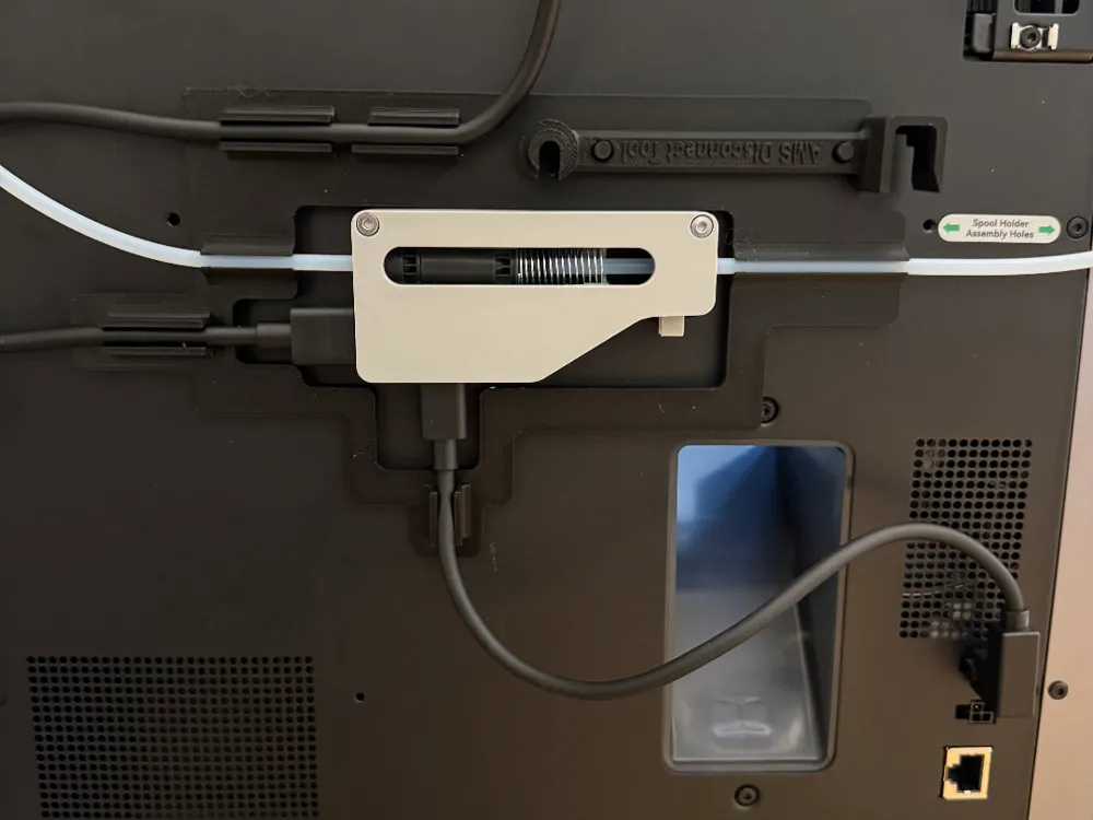 Bambu P1/X1(E) rear io cable manger w/tool Remixed by dachristman ...