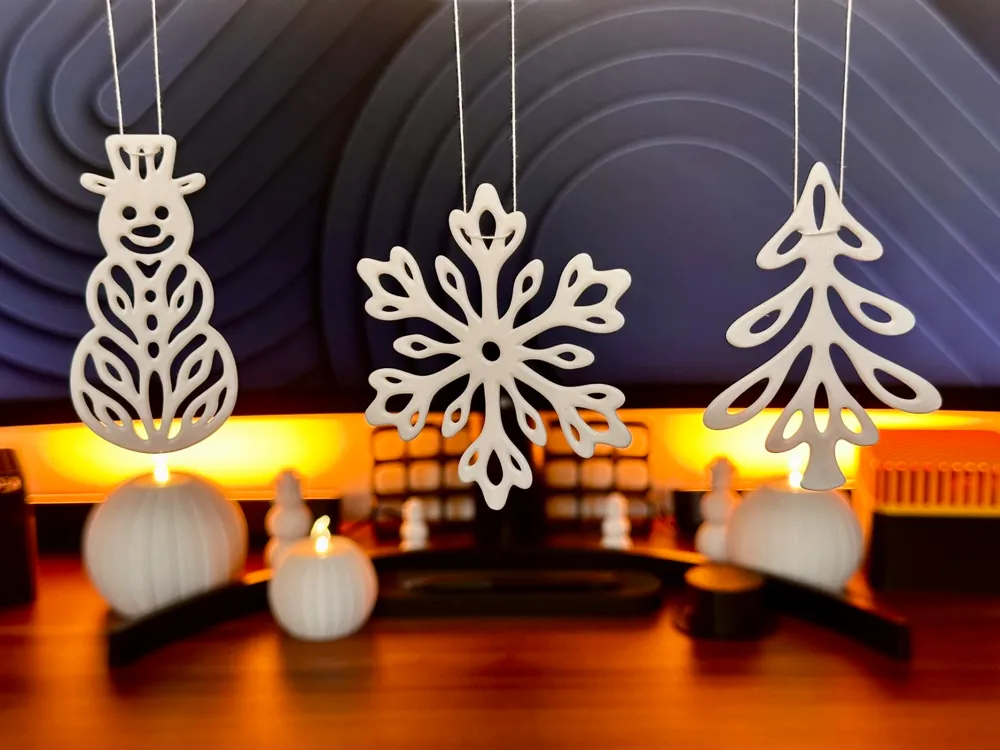 Christmas Ornaments - Free 3D Print Model - MakerWorld