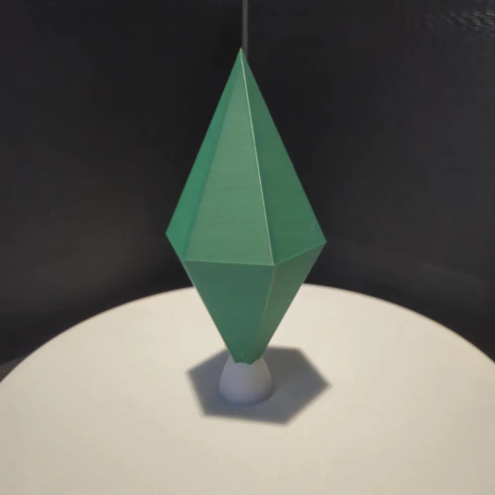 Sims Plumbob Statue by Darkmoon2310 MakerWorld: Download Free 3D Models