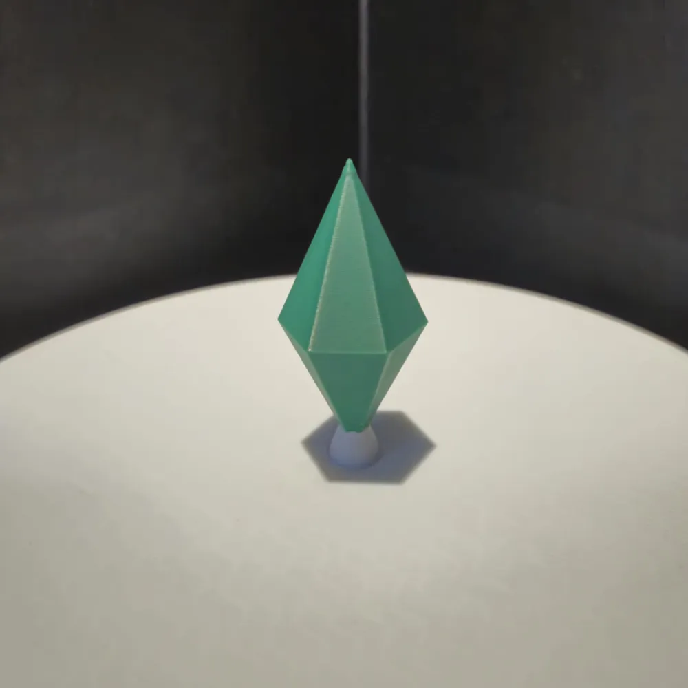 Sims Plumbob Statue by Darkmoon2310 MakerWorld: Download Free 3D Models