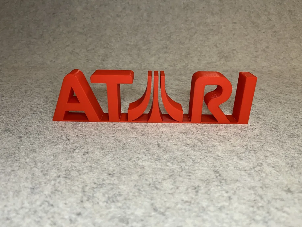 Atari logo retro decoration by design3d MakerWorld: Download Free 3D Models