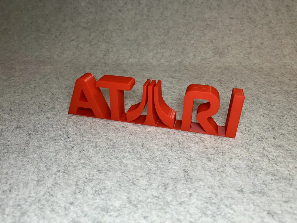 Atari logo retro decoration by design3d MakerWorld: Download Free 3D Models