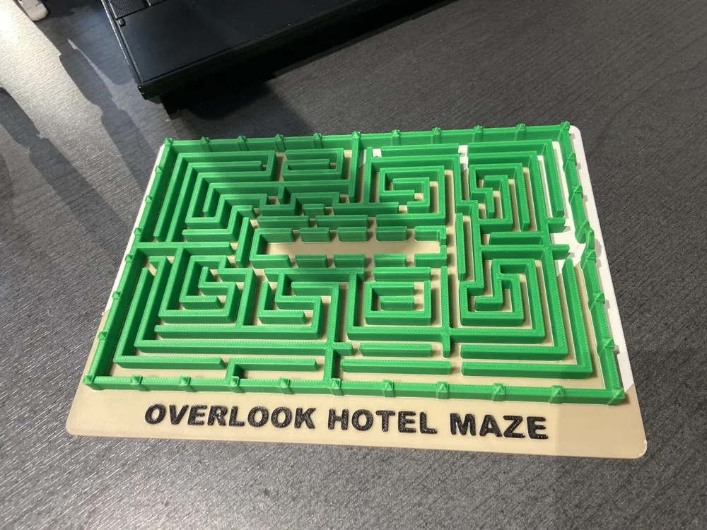Overlook Hotel Maze - Free 3D Print Model - MakerWorld