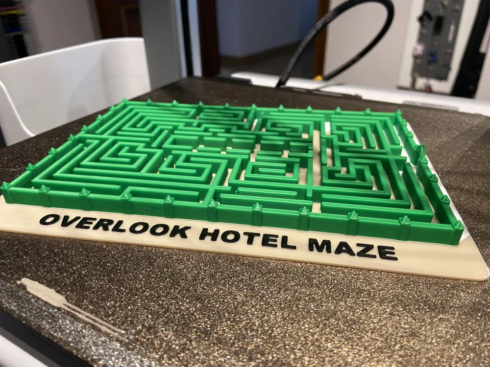 Overlook Hotel Maze - Free 3D Print Model - MakerWorld