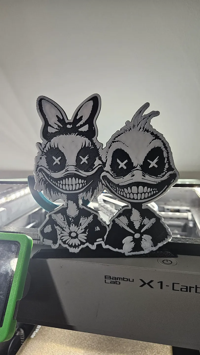 Donald & Daisy Duck Table Stand by 5kyrunn3r - MakerWorld
