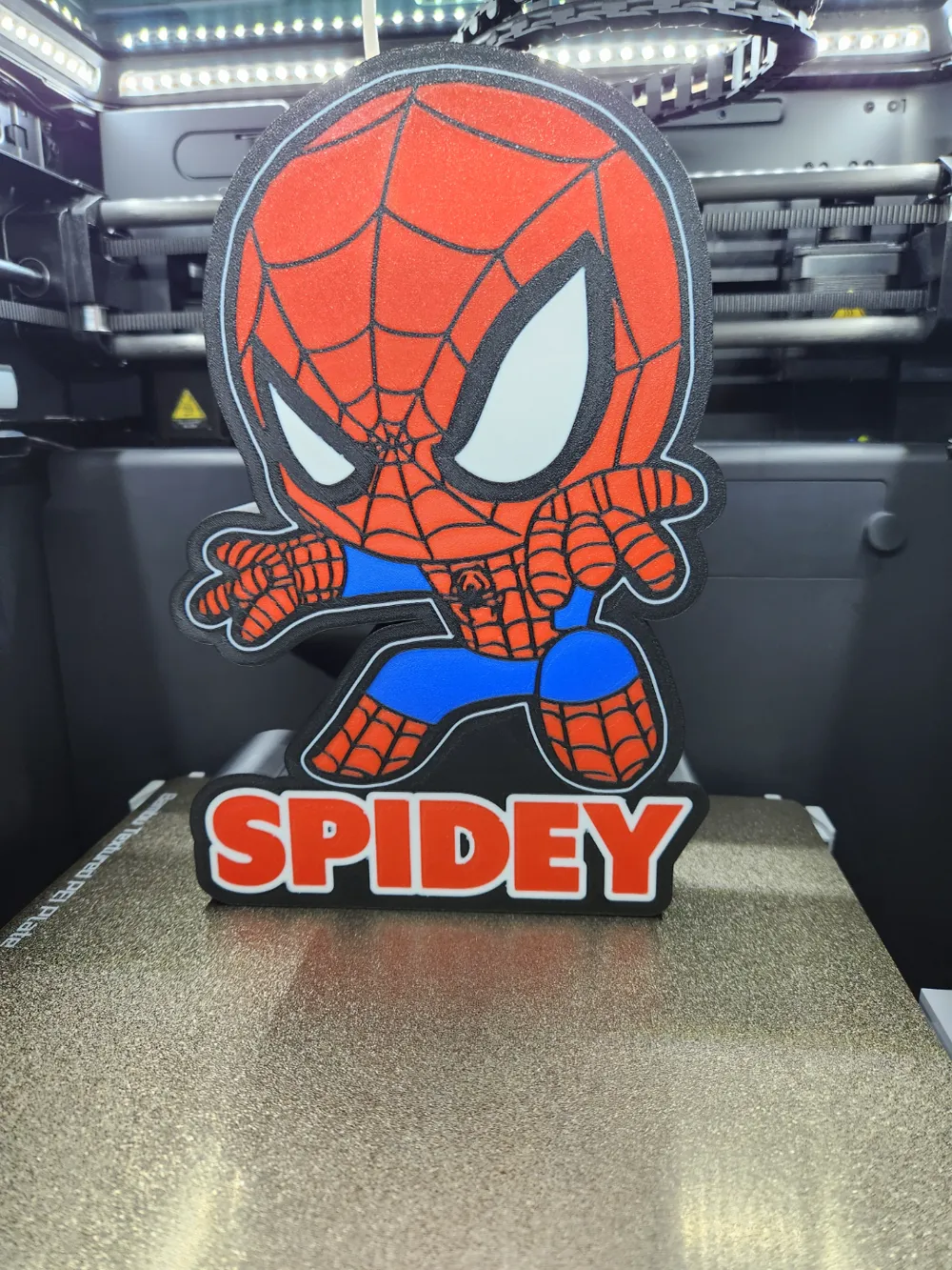 Spidey LED Lightbox - Free 3D Print Model - MakerWorld