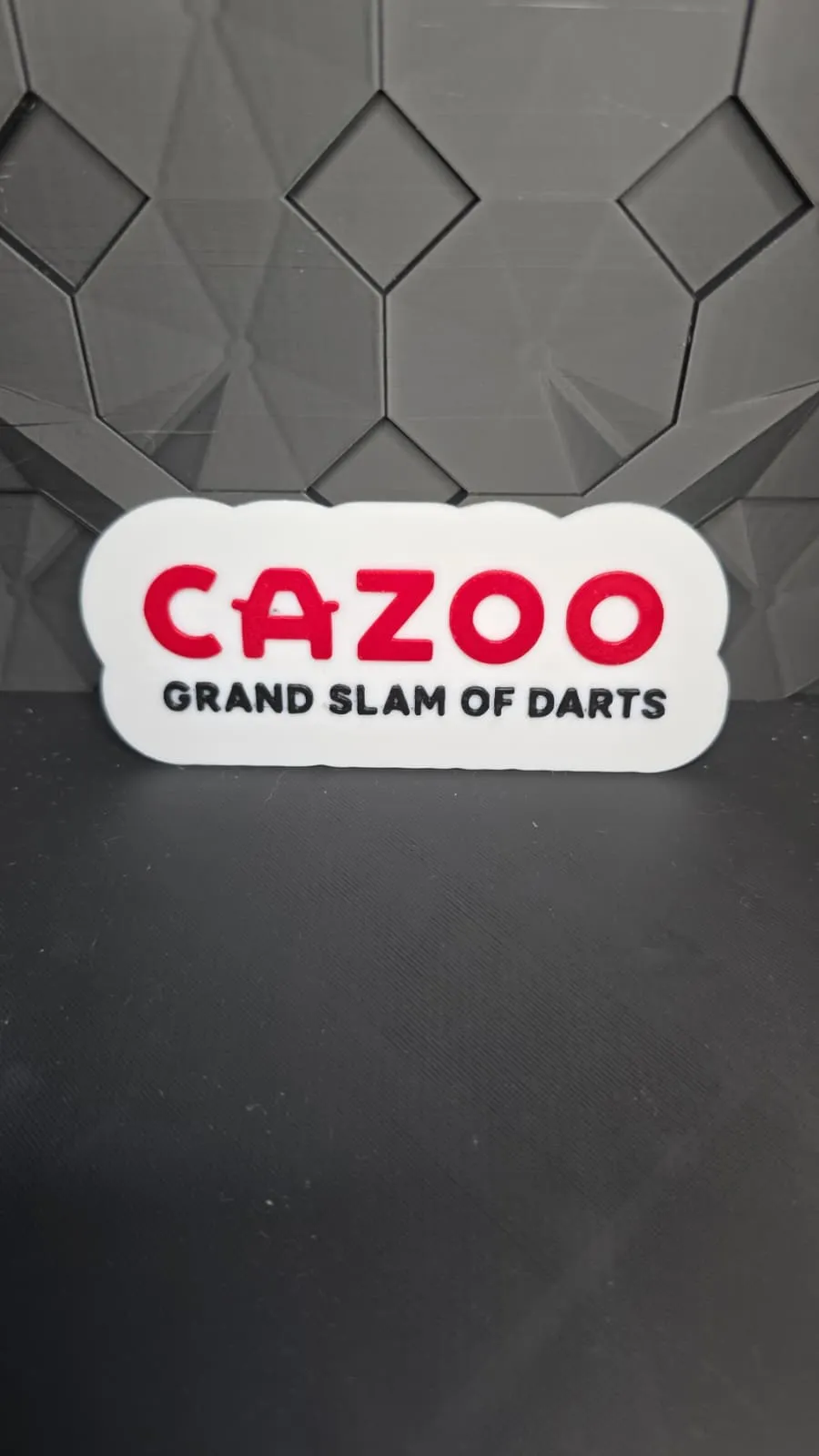Cazoo Grand Slam of Darts Logo/Sign - Free 3D Print Model - MakerWorld