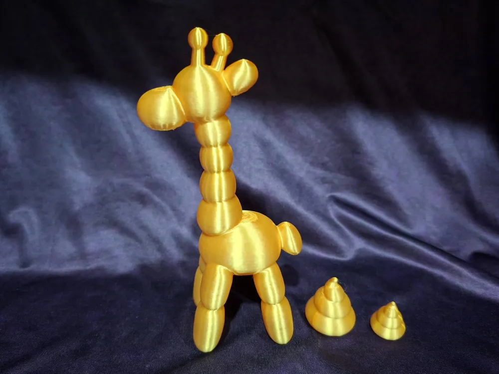 Fuzzy Balloon Giraffe - Funny Bathroom Gag Gift - Free 3D Print Model ...
