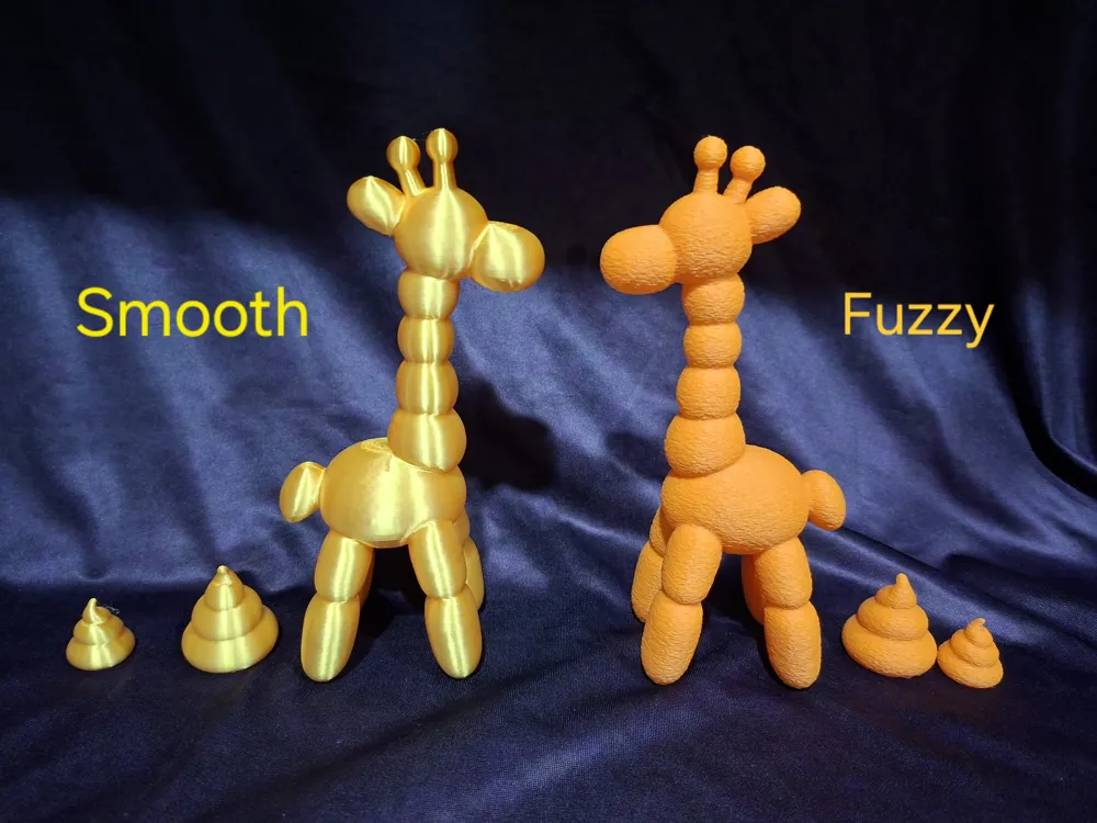 Fuzzy Balloon Giraffe - Funny Bathroom Gag Gift - Free 3D Print Model ...