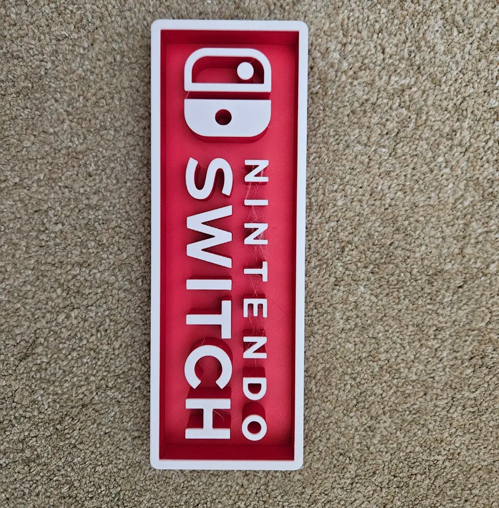 Nintendo Switch Game Room Sign Box by Jaybro187 - MakerWorld