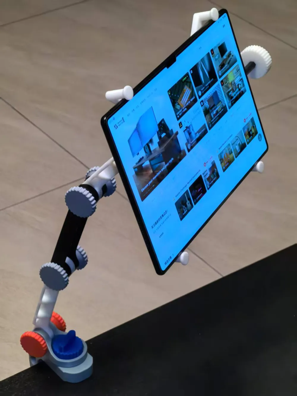 Modular Adjustable Monitor & Tablet Stand by Xphi21 MakerWorld ...