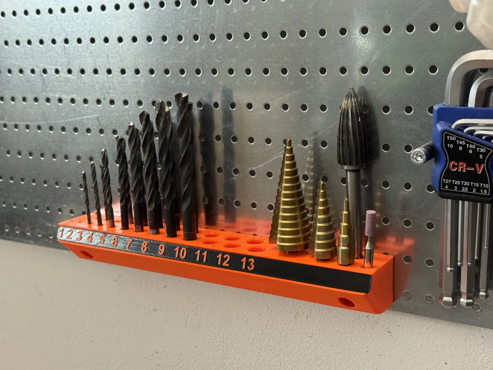 Drill holder for Küpper pegboard or wall mount by MartinMakerWorld ...