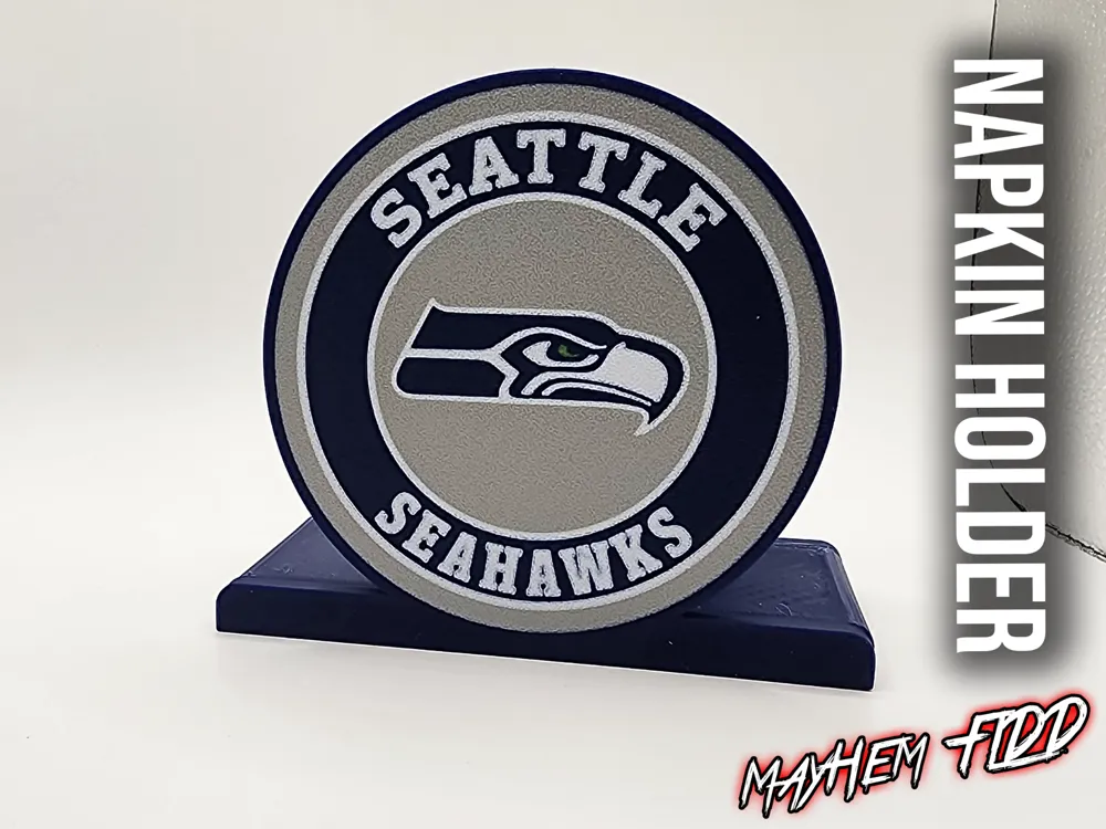 Seattle Seahawks - Napkin Holder - Free 3D Print Model - MakerWorld