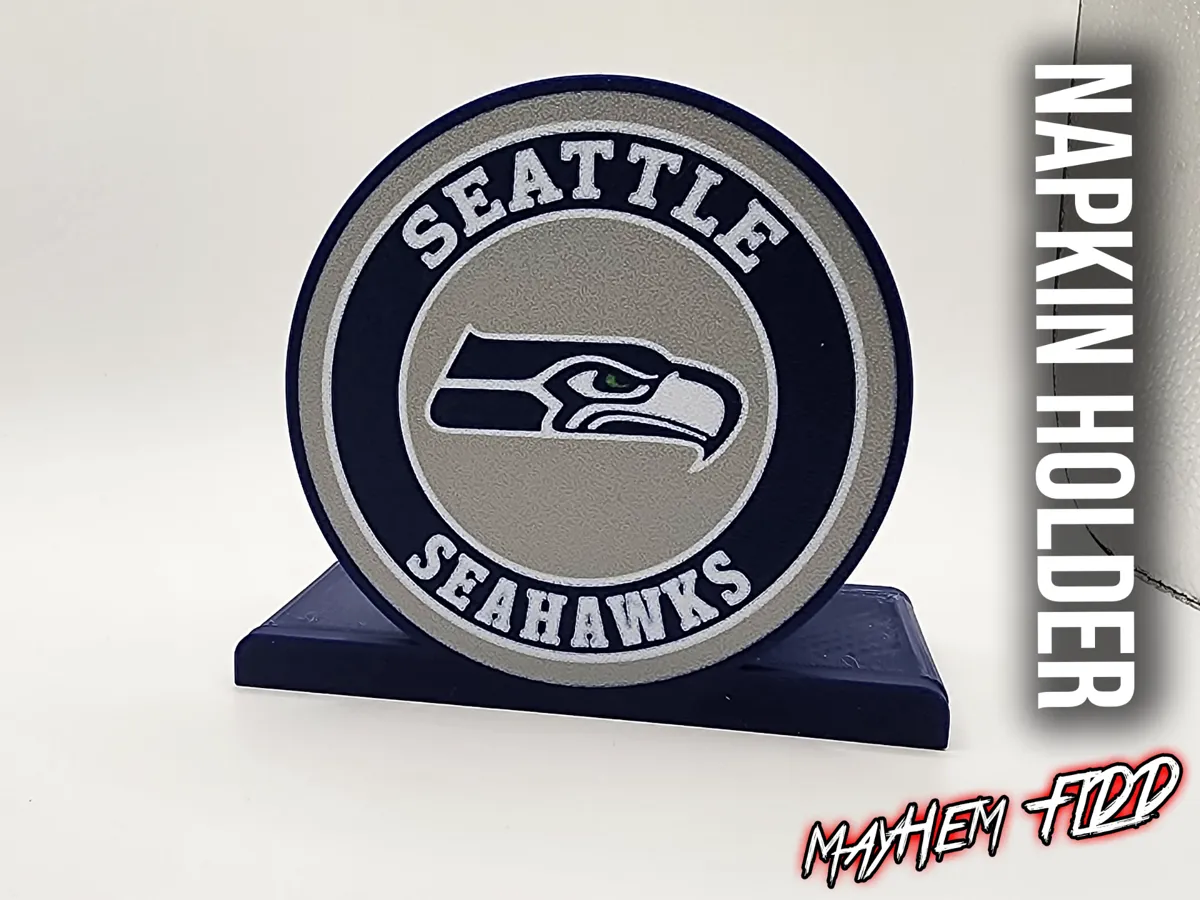 Seattle Seahawks - Napkin Holder - Free 3D Print Model - MakerWorld