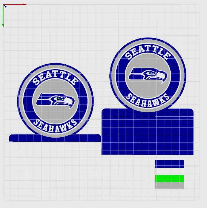 Seattle Seahawks - Napkin Holder - Free 3D Print Model - MakerWorld