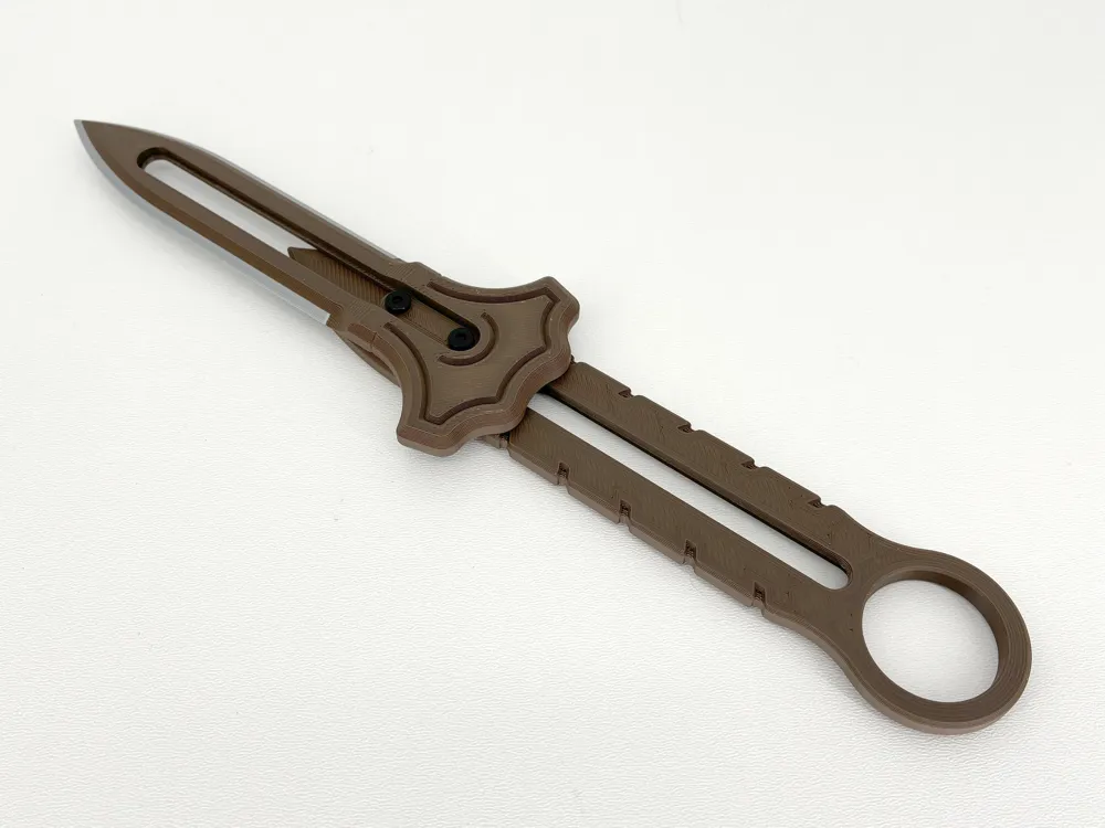 Sliding dagger - Free 3D Print Model - MakerWorld