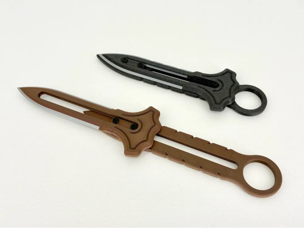 Sliding dagger - Free 3D Print Model - MakerWorld