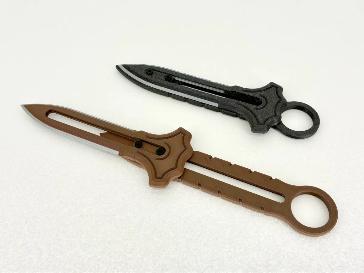 Sliding dagger - Free 3D Print Model - MakerWorld