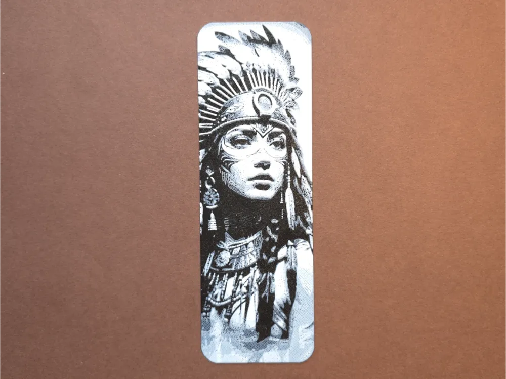 Indigenous Woman Bookmark by Fyty Atrus Design MakerWorld: Download ...