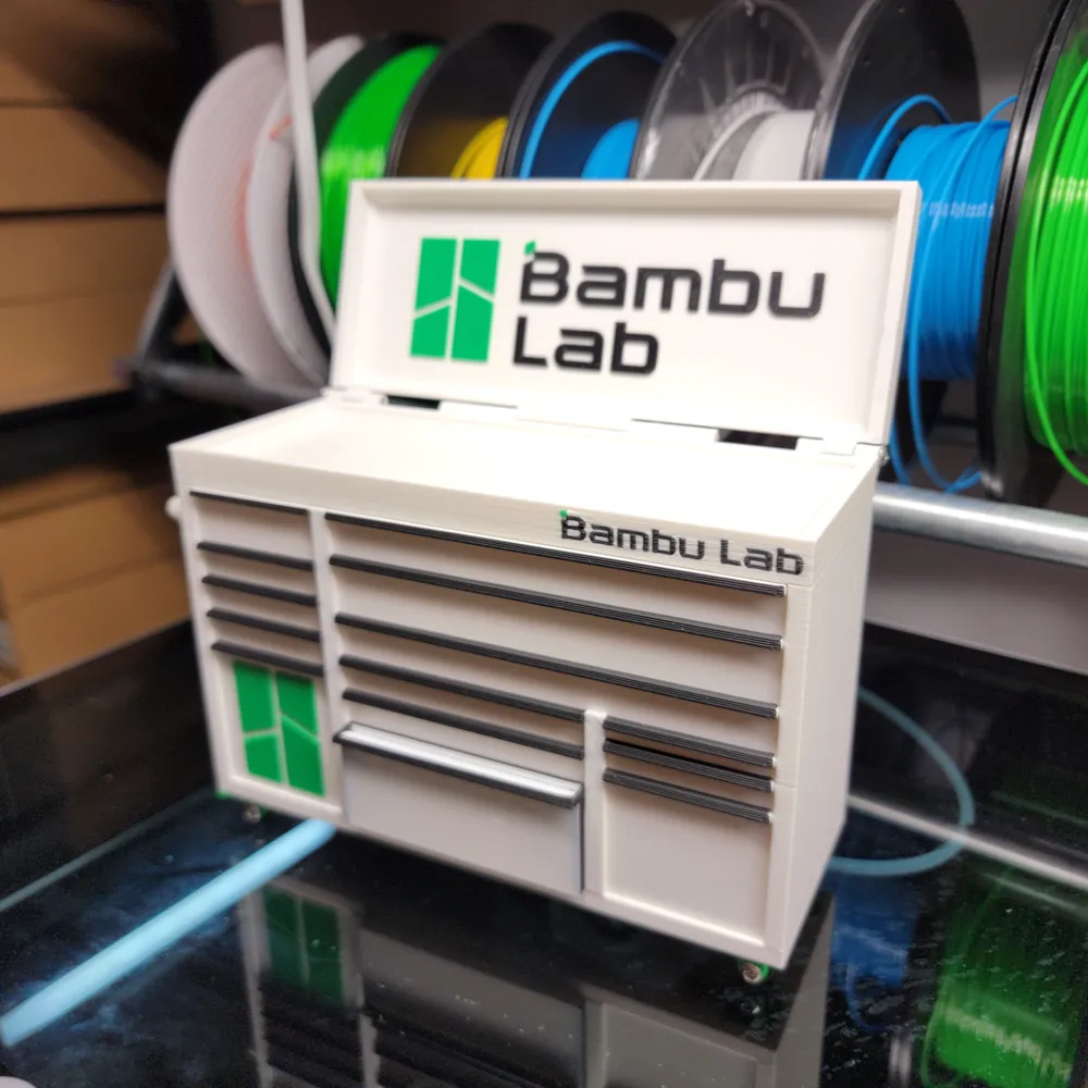 Bambu Lab Desk Tool Chest w/ Lid Business Stand by joshua.makes ...