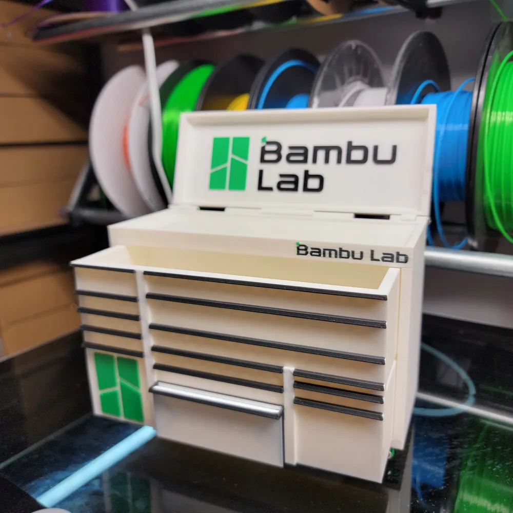 Bambu Lab Desk Tool Chest w/ Lid Business Stand by joshua.makes ...