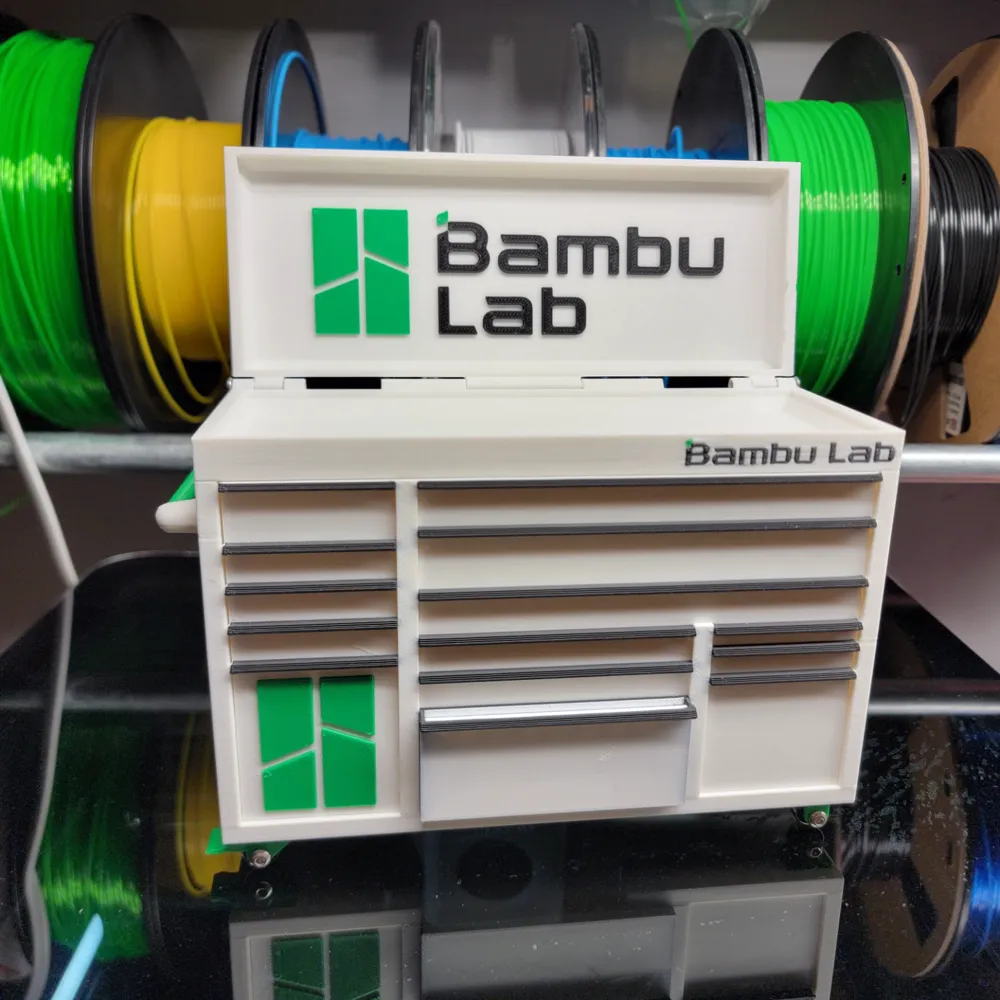 Bambu Lab Desk Tool Chest w/ Lid Business Stand by joshua.makes ...