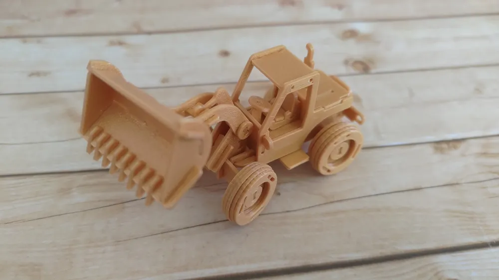 3D puzzle Bulldozer by Antonín Ušelík MakerWorld: Download Free 3D Models