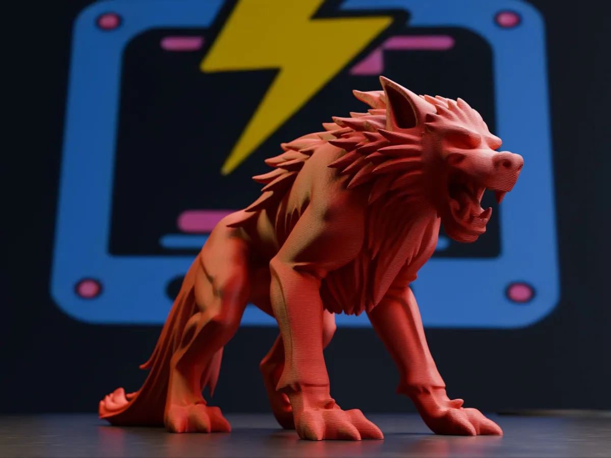 Mini Hell Wolf by TheLightning MakerWorld: Download Free 3D Models