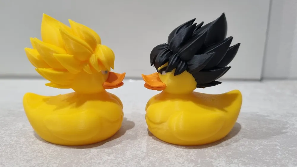 Son Goku Duck, Dragon Ball Duck, Cruise Jeep Duck - Free 3D Print Model ...