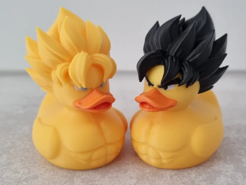 Son Goku Duck, Dragon Ball Duck, Cruise Jeep Duck - Free 3D Print Model ...