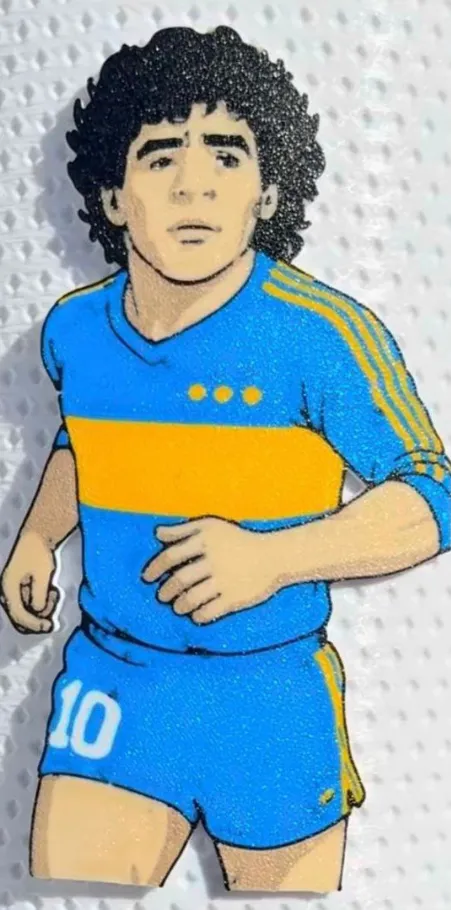 Diego Armando Maradona 10 Boca Juniors Argentina - Free 3D Print Model ...
