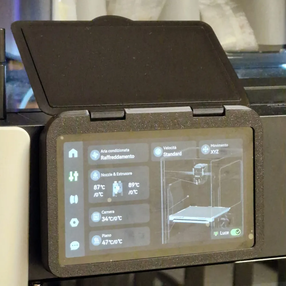 Bambu Lab H2 Series Screen Cover - Free 3D Print Model - MakerWorld
