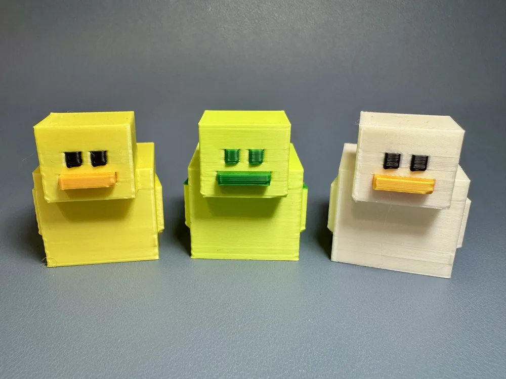 Minecraft style Creeper Duck / Chicken by SuperMaribo - MakerWorld
