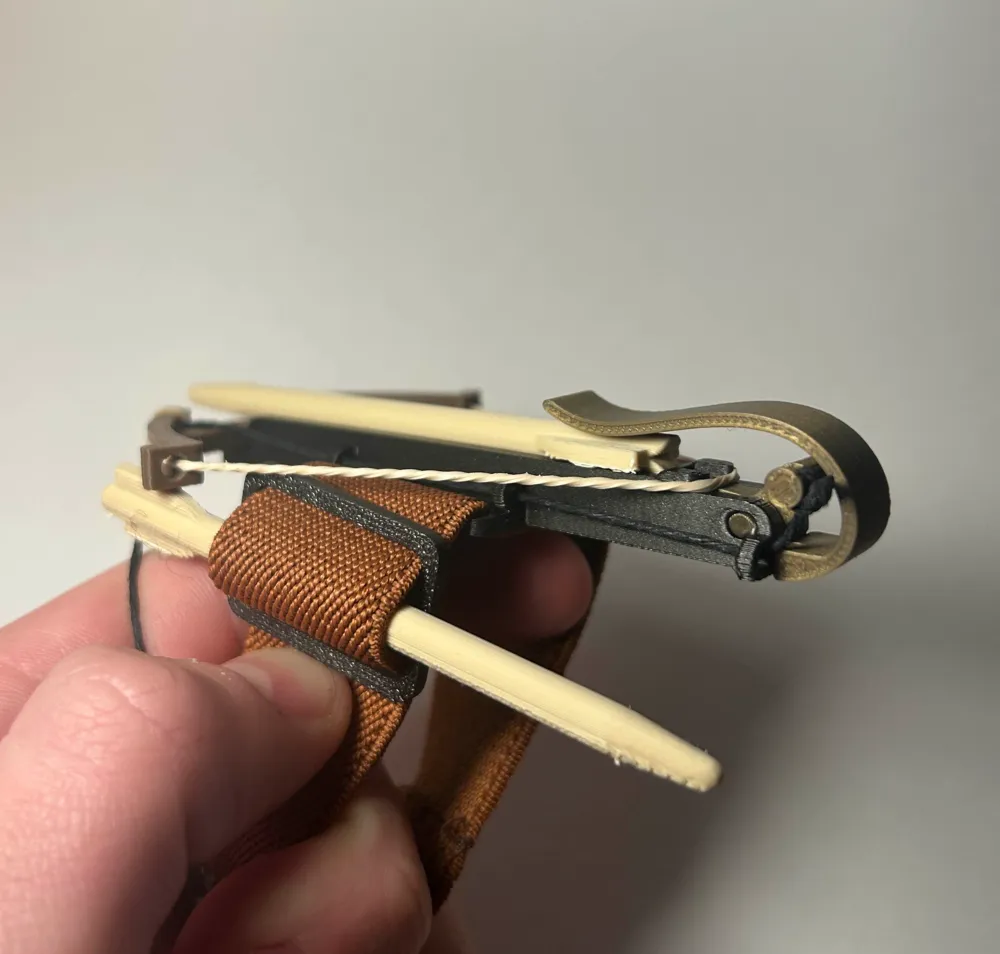 The Wrist Crossbow V2! by Stirling - MakerWorld