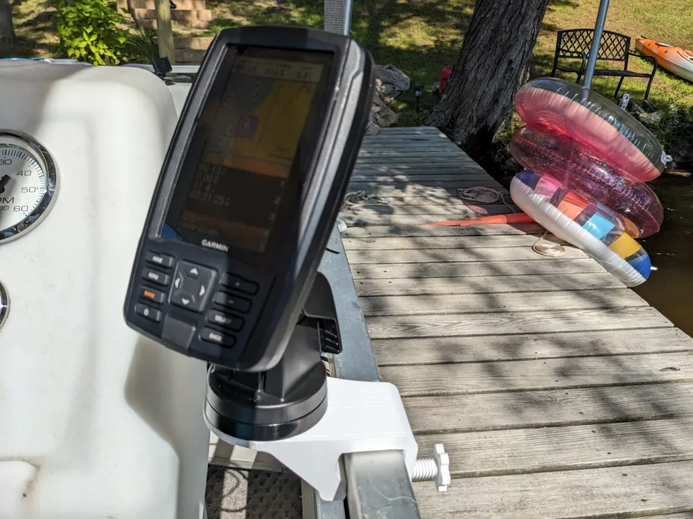 Garmin Echomap 40-series Rail Mount by tniver1030 - MakerWorld